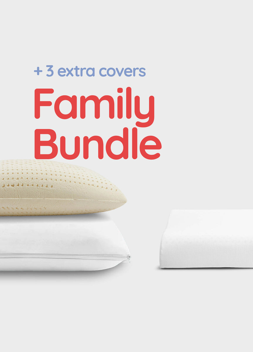 3 Pillow Family Bundle – RestOrganic Australia
